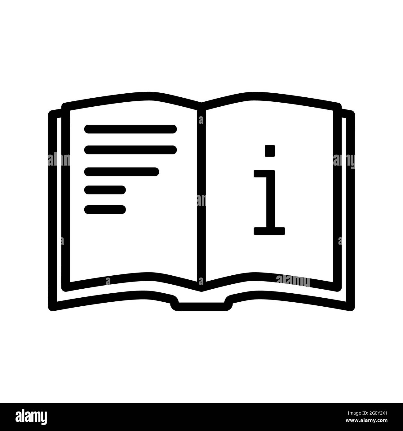 Information icon. Flat pictogram for web. Line stroke. Simple info ...