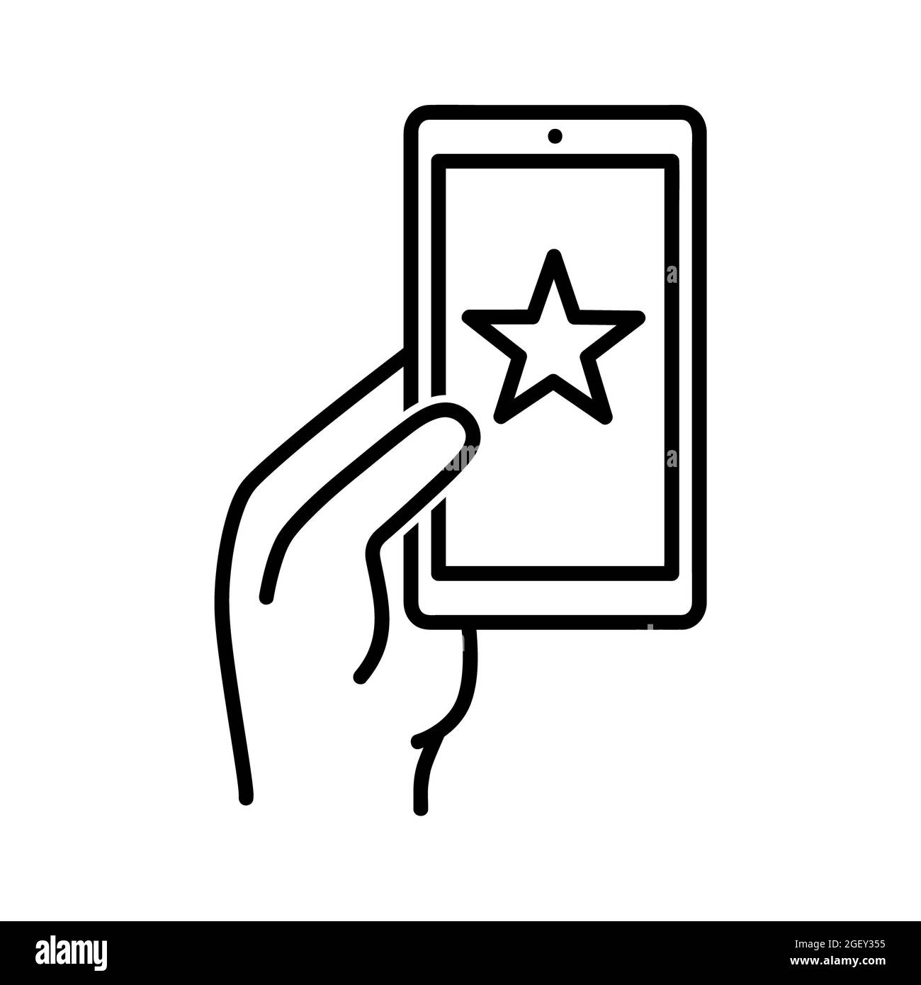Web ticket icon. Flat pictogram. Line stroke. Simple symbol isolated on ...