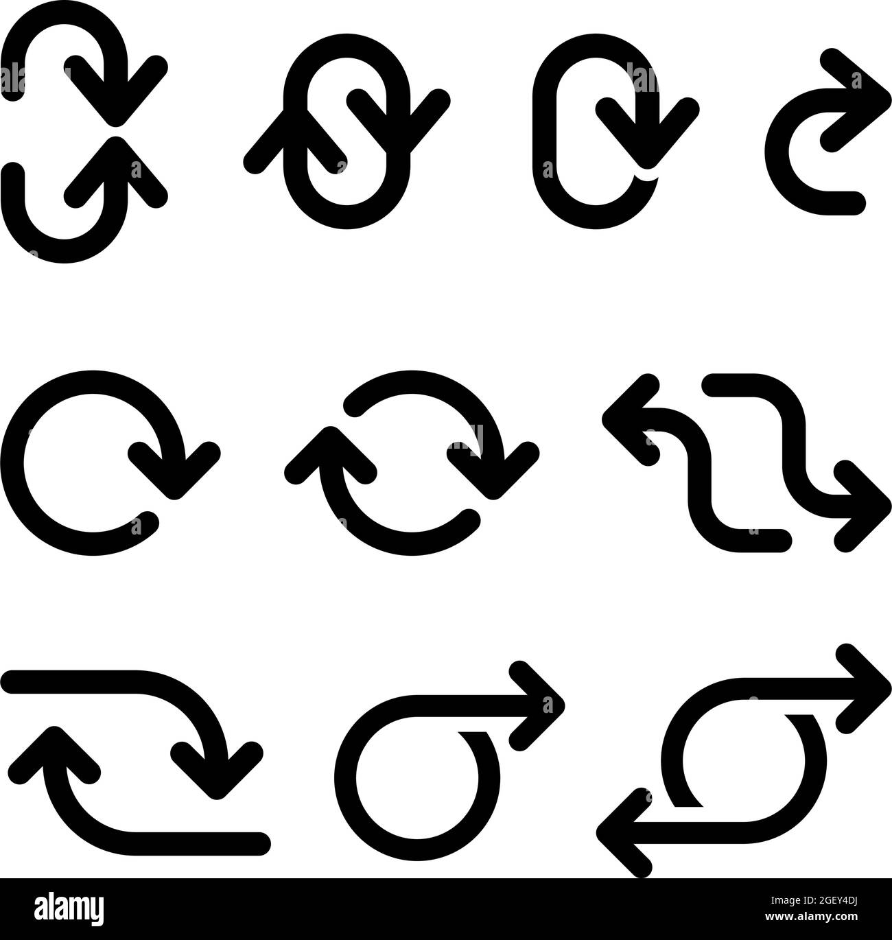 Arrows set icons. Arrow icon. Arrow vector collection. Arrow. Cursor ...