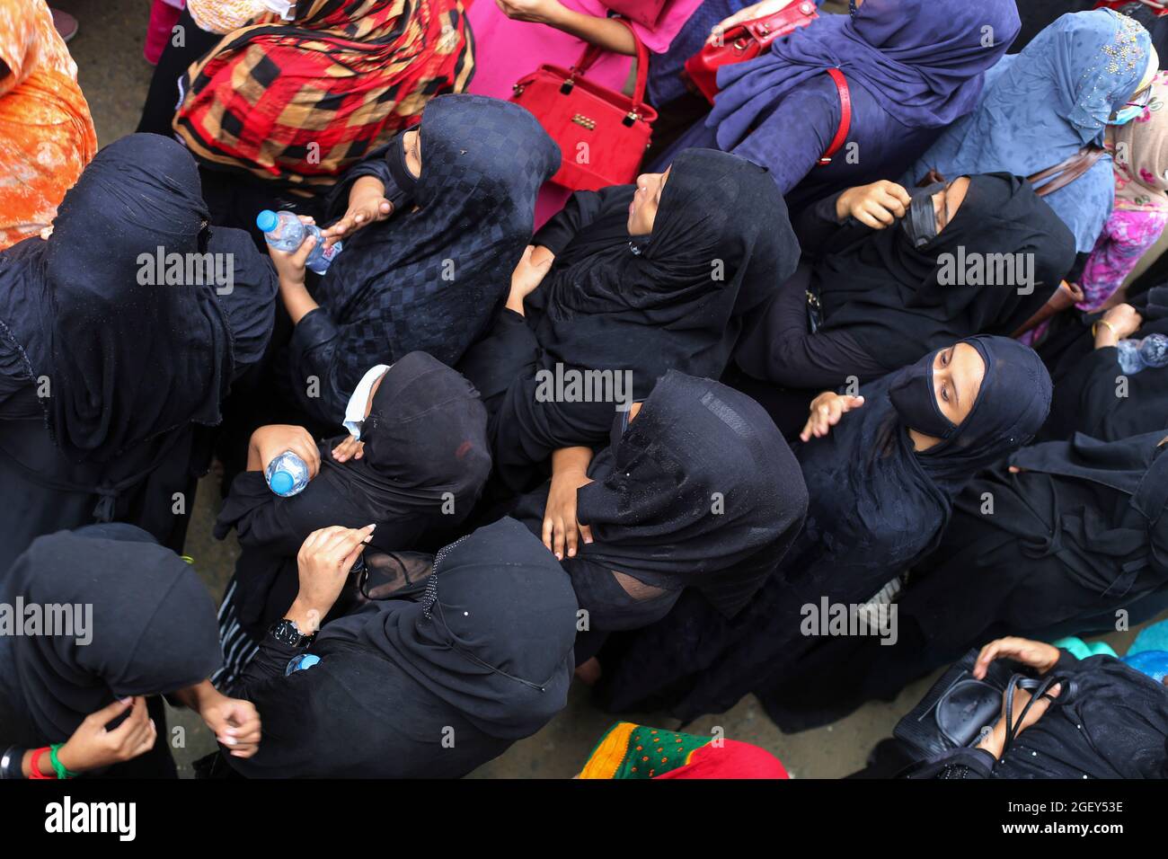 DHAKA, BANGLADESH, AUGUST 20: Shias muslim People take part during a ...