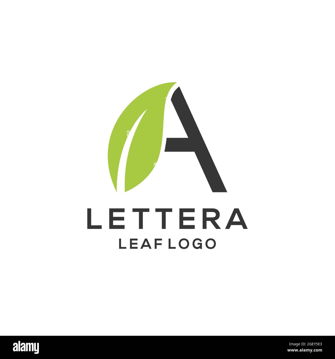 Abstract leaf logo. letter A logo. A logo design. A with leaf logo ...