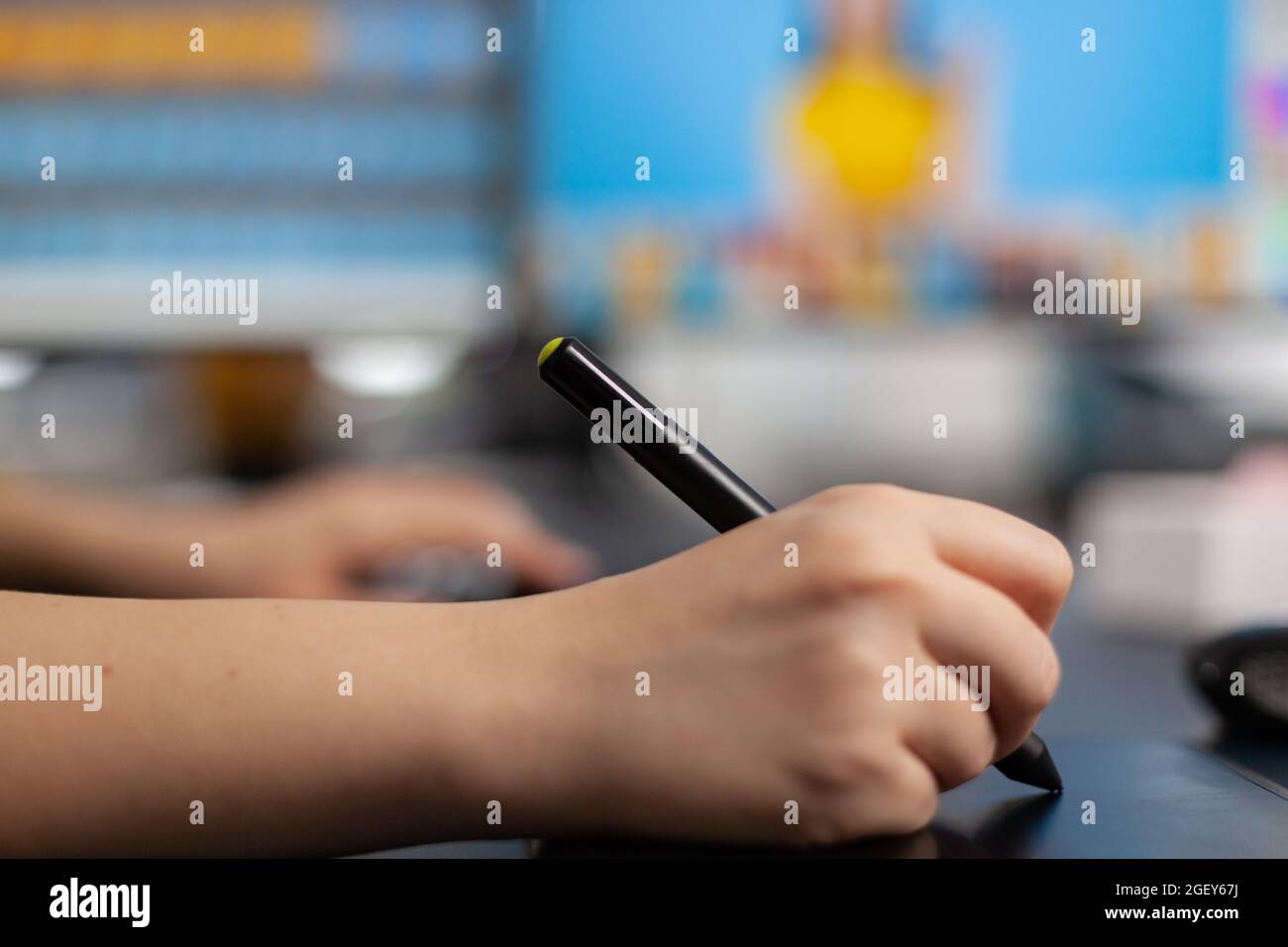 Hand retouching hi-res stock photography and images - Alamy