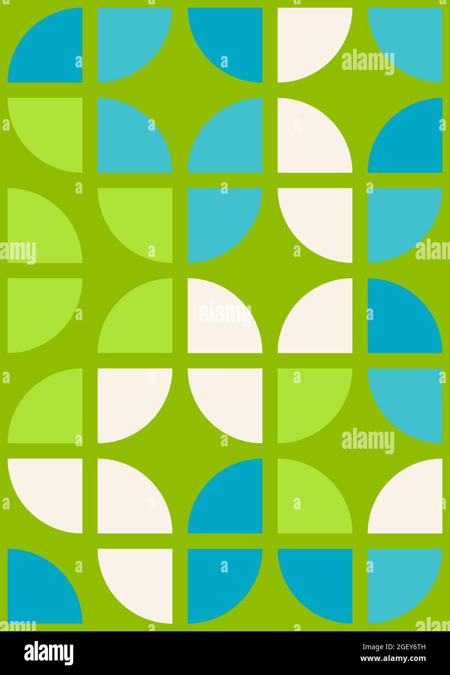 Abstract Geometrical generative computational art illustration Stock ...