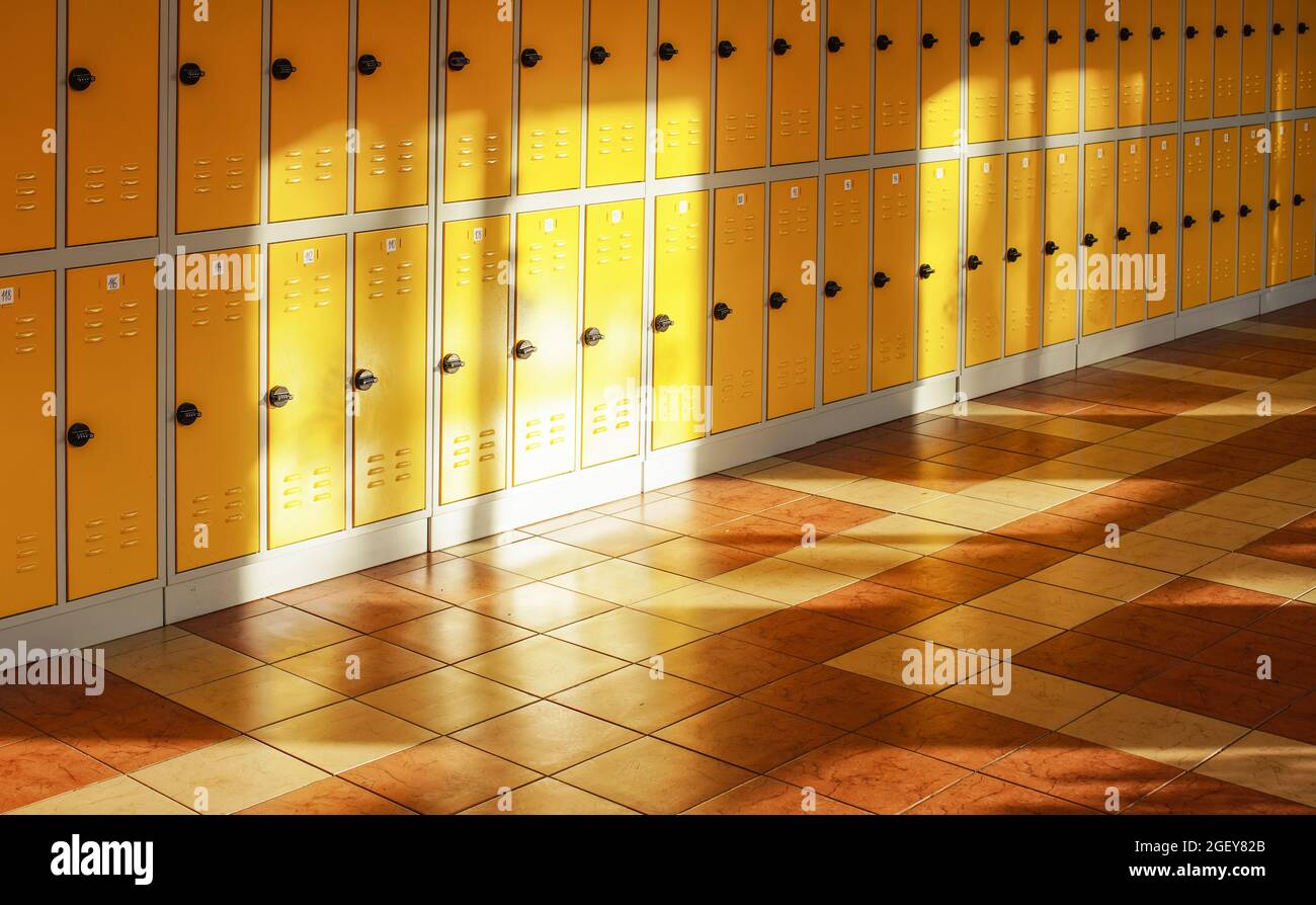 Empty school hall hi-res stock photography and images - Alamy