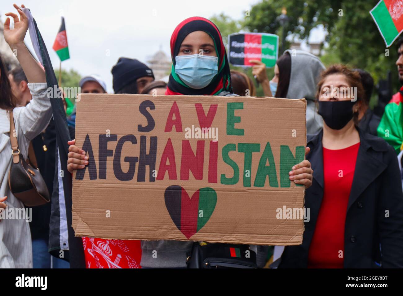 Afghan flag hi-res stock photography and images - Alamy