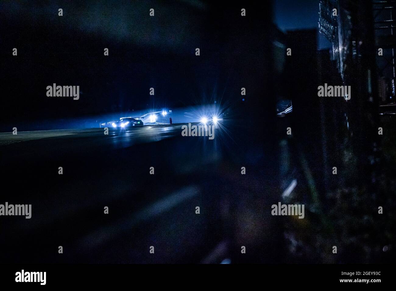 ambiance during the night at the 24 Hours of Le Mans 2021, 4th round of ...