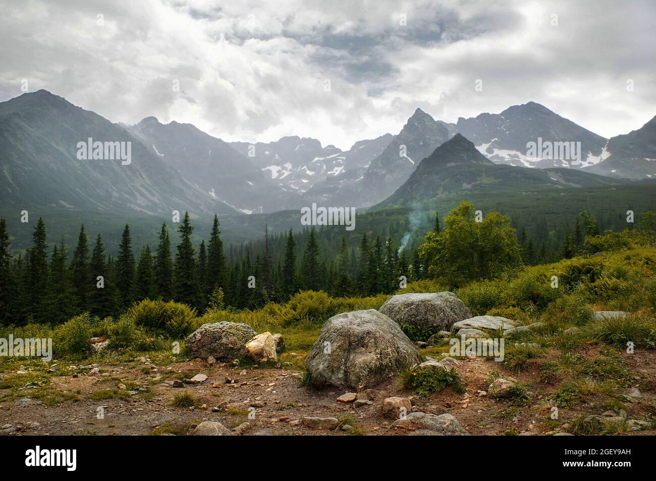 Tatra mountain landscape Stock Photo - Alamy