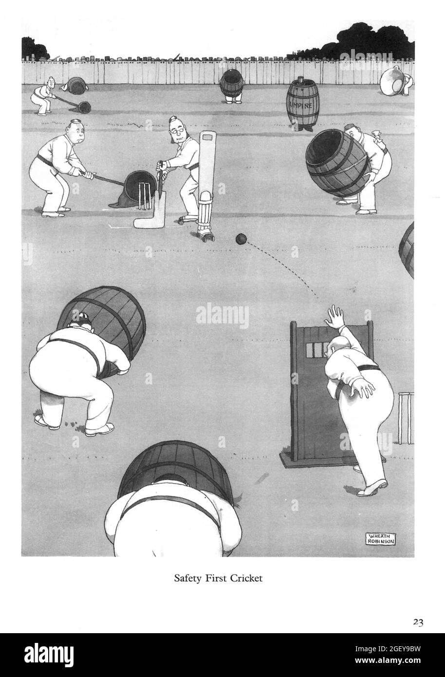 Page from William Heath Robinson (1872-1944) Inventions: Safety First ...
