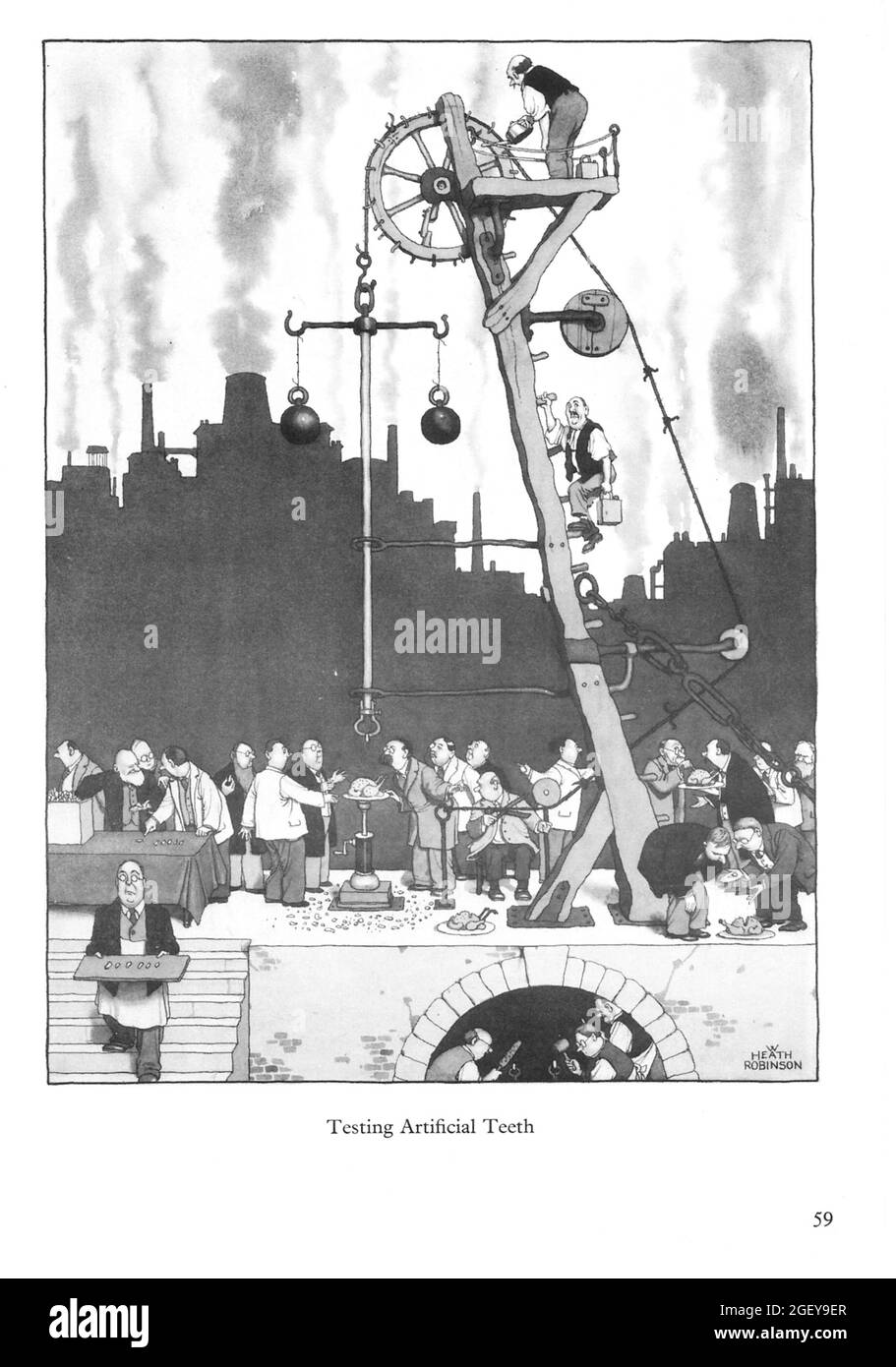 Page from William Heath Robinson (1872-1944) Inventions: Testing ...
