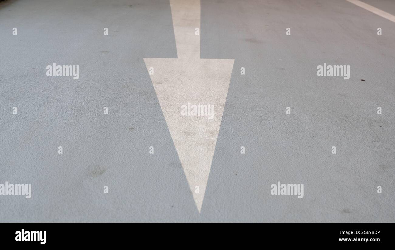 Forward signs on the road . Directional sign Stock Photo - Alamy