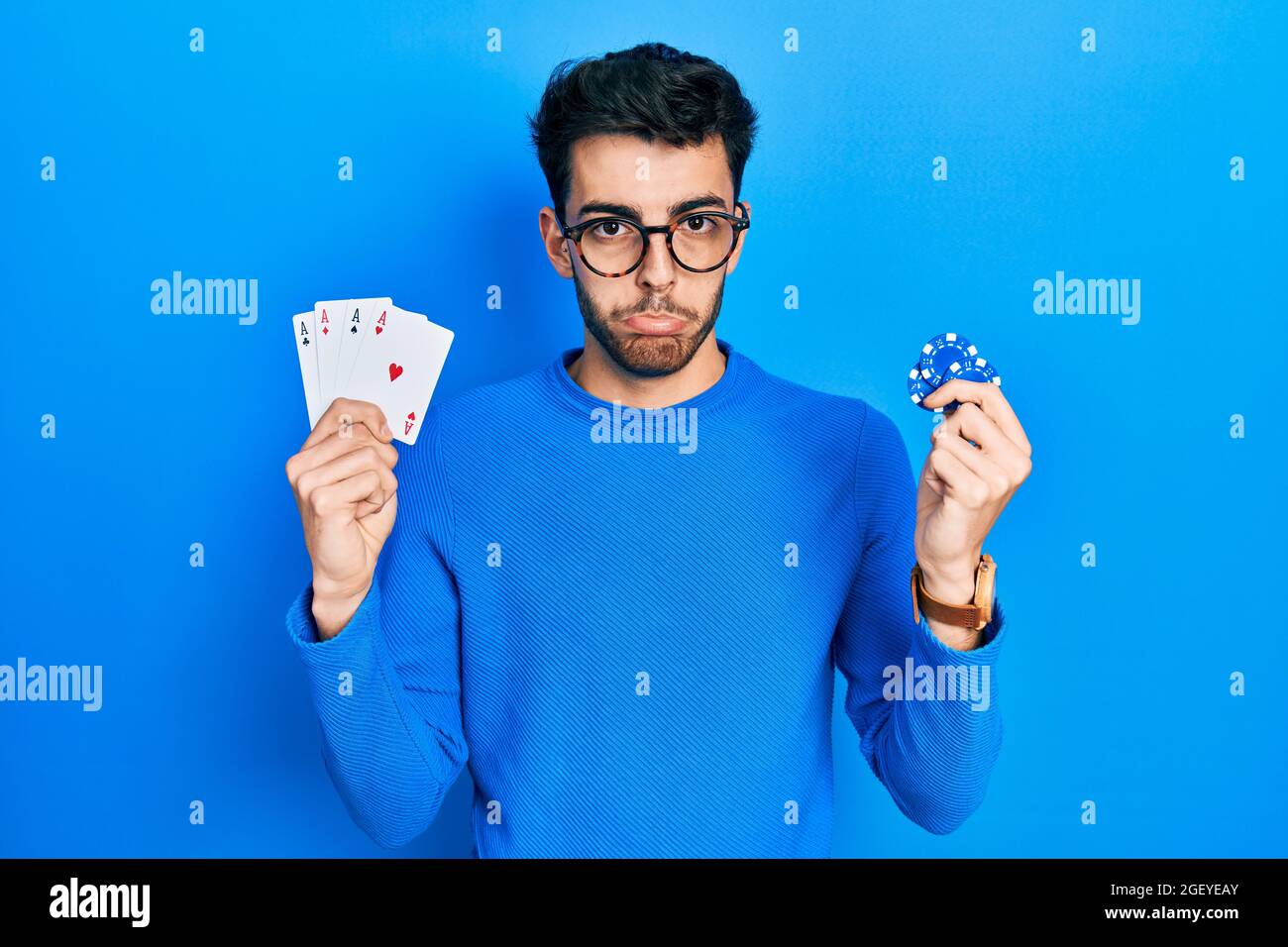Poker player sad hi-res stock photography and images - Alamy