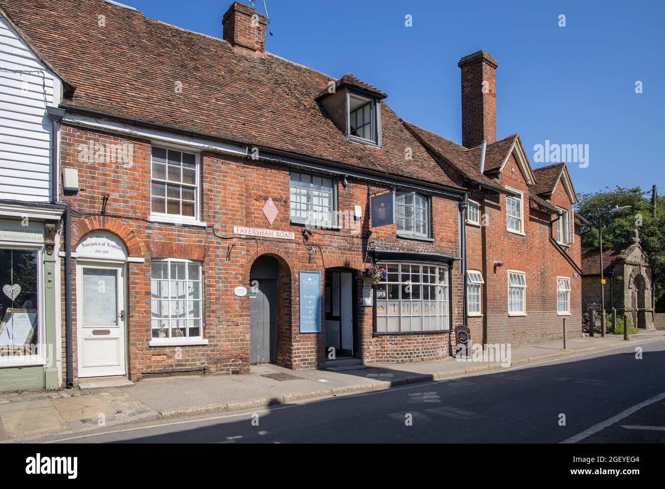 one of many listed historic buildings in the high street in the village ...
