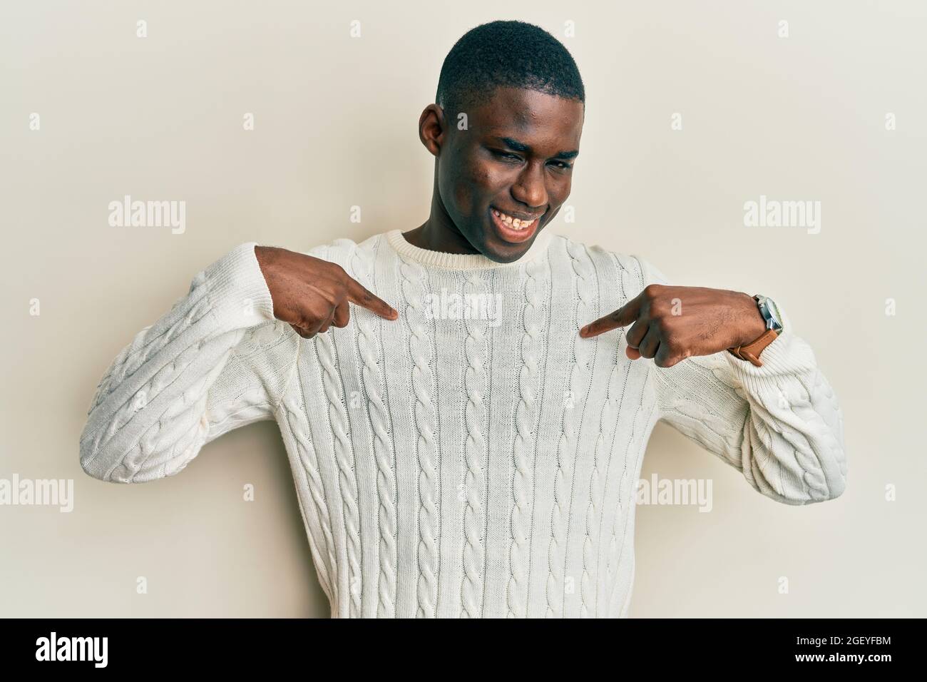 Young african american man wearing casual clothes looking confident ...