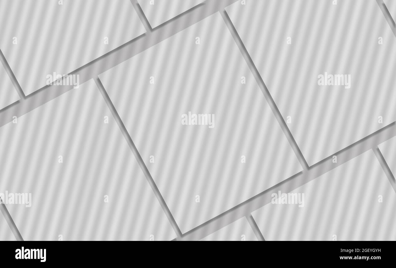 Diagonal posters mockup lying on neutral Grey background With Soft ...