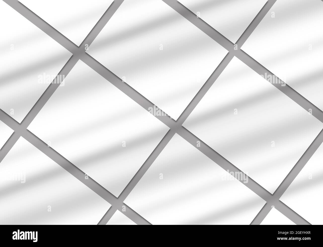 Diagonal rectangular poster mockups lying on neutral Grey Floor With ...