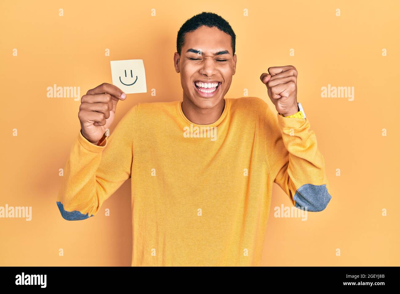 Emoji triumphant hi-res stock photography and images - Alamy