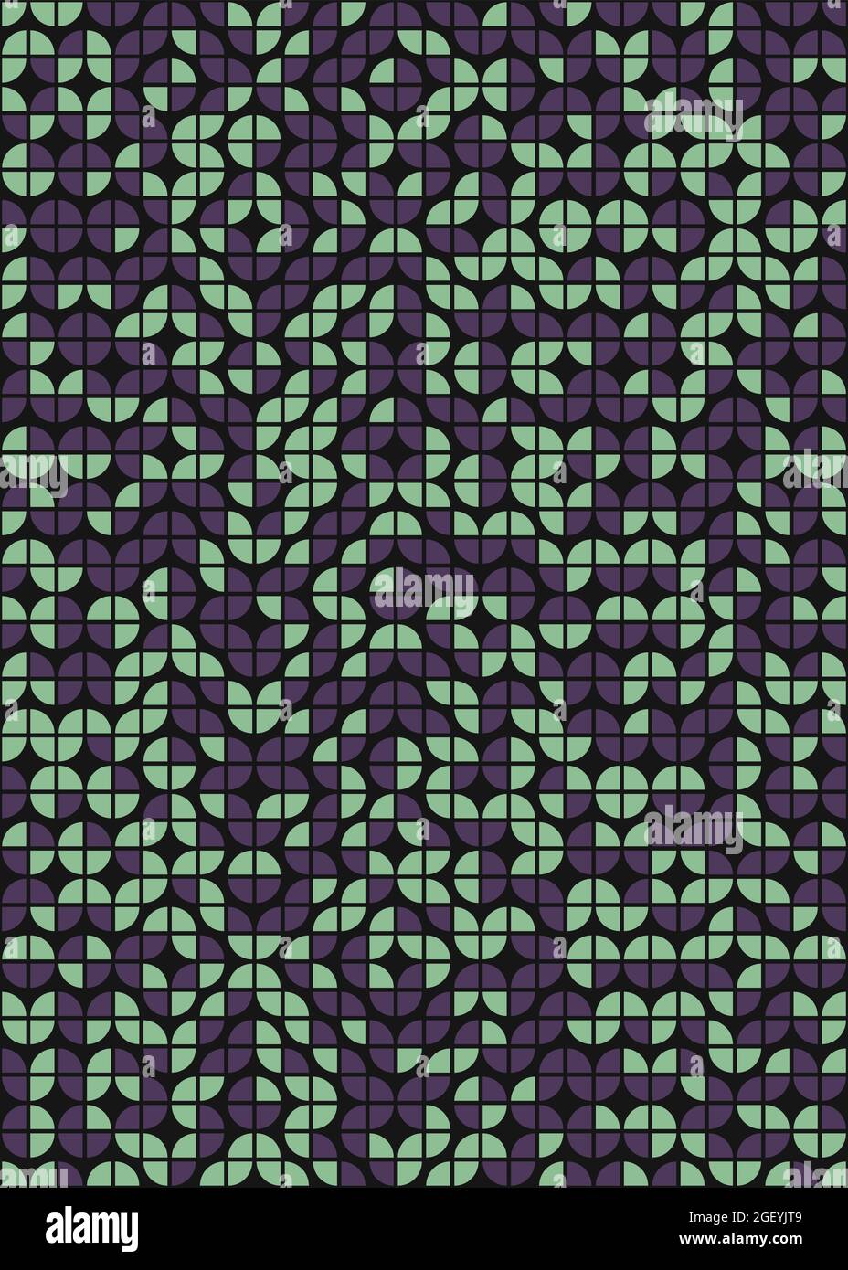 Abstract Geometrical generative computational art illustration Stock ...