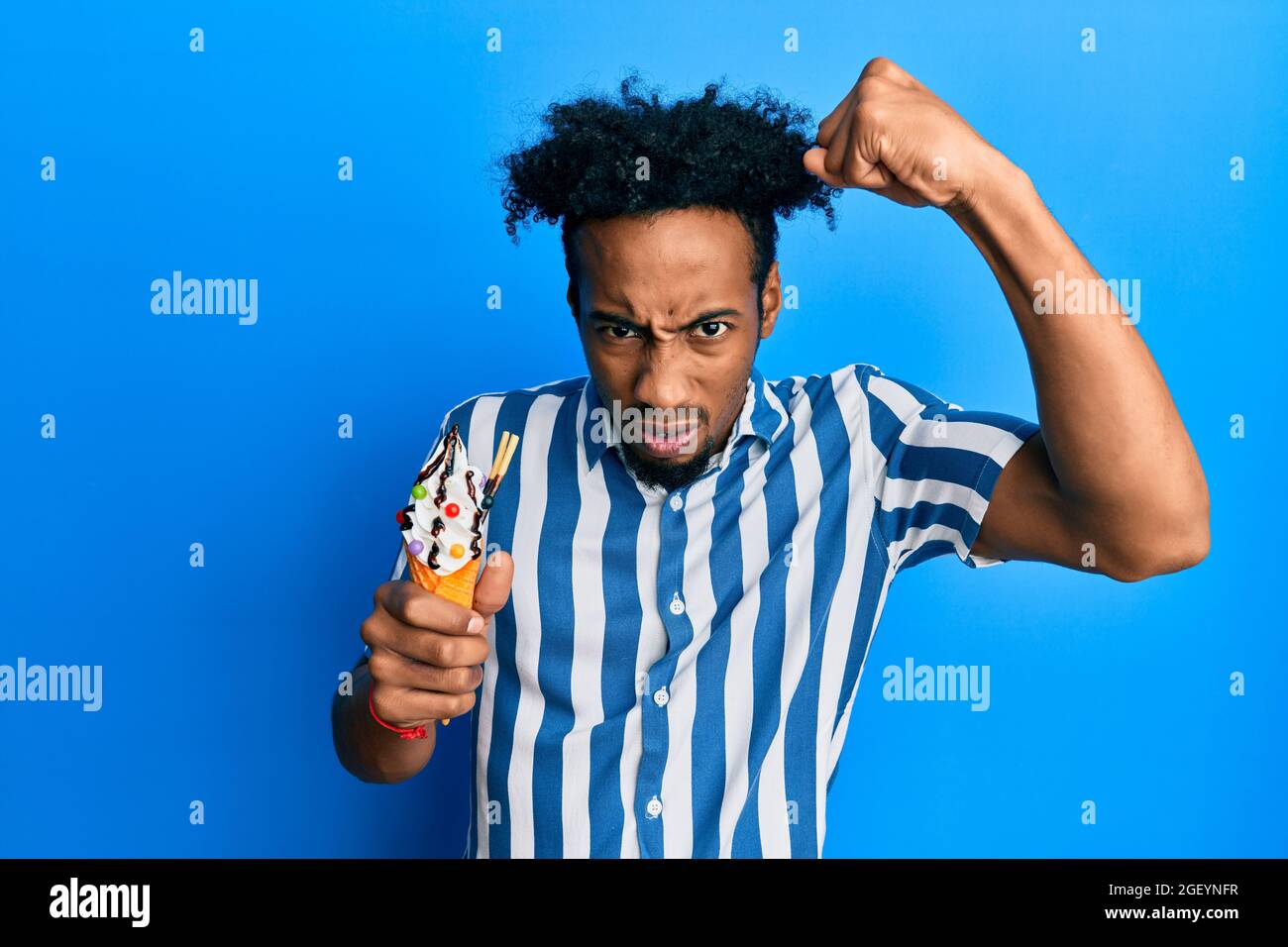 Stress eating ice cream hi-res stock photography and images - Alamy