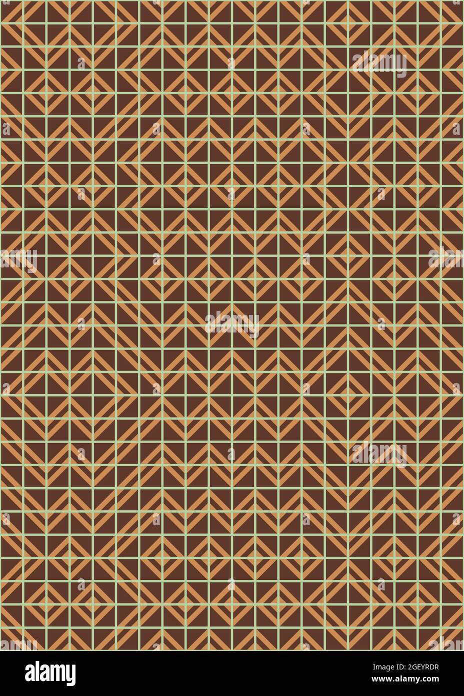 Abstract Geometrical generative computational art illustration Stock ...
