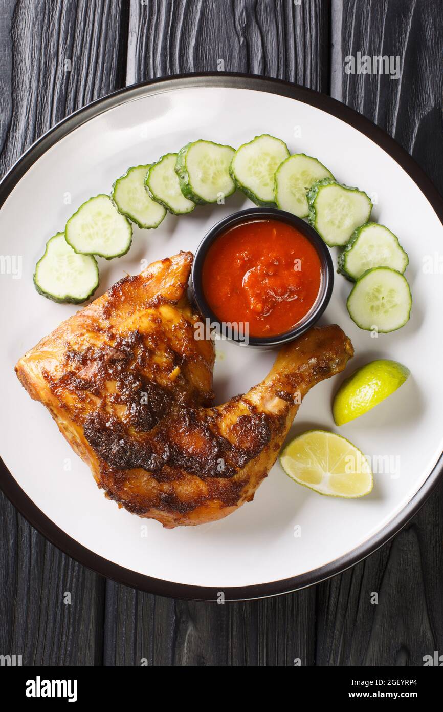 Ayam bakar is an Indonesian and Malaysian dish, consisting of charcoal ...