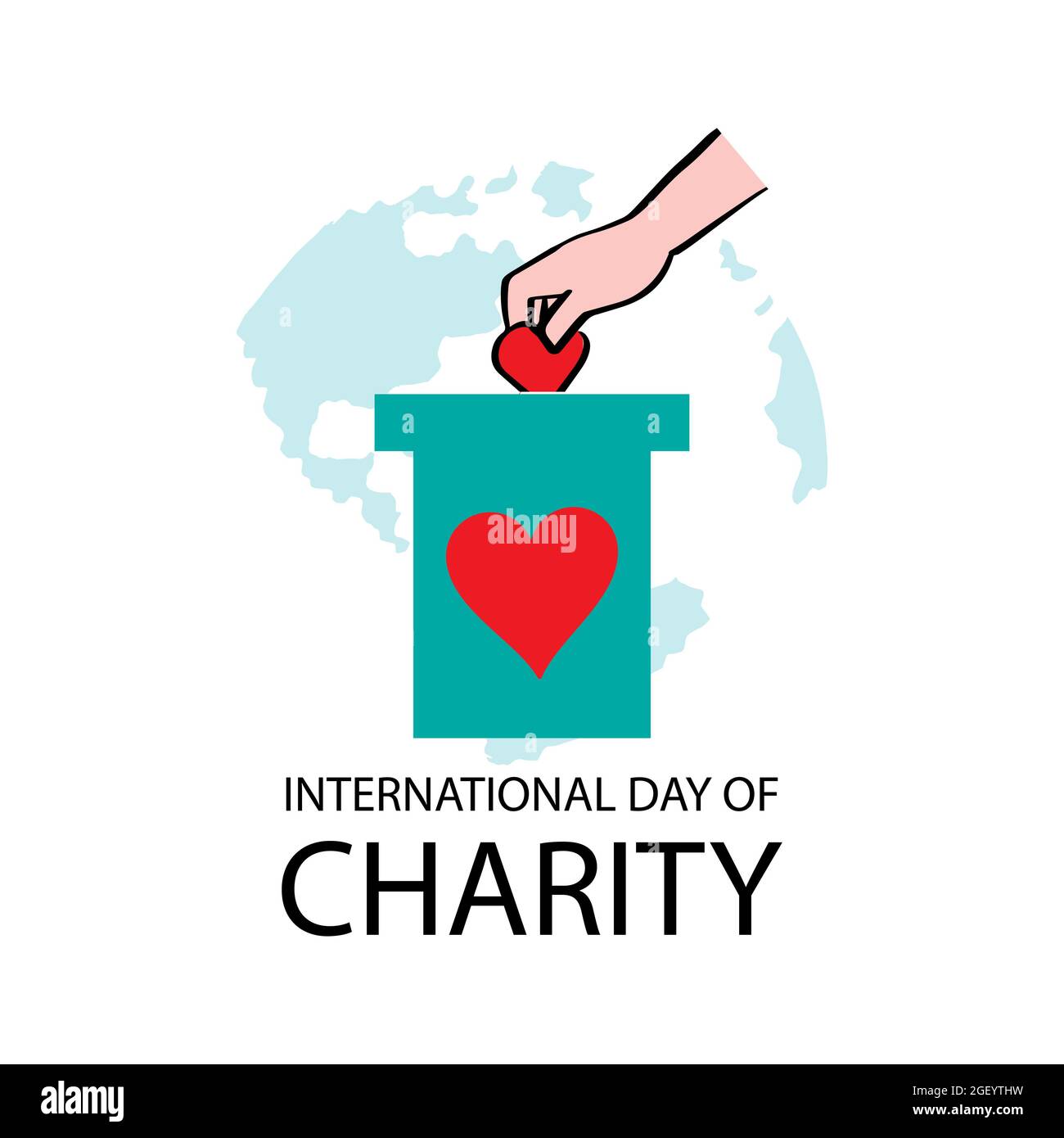 International day of charity background Stock Photo - Alamy
