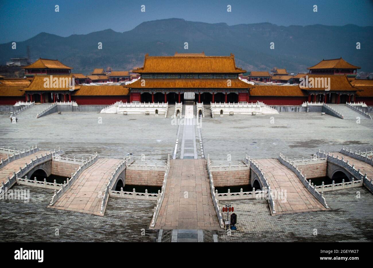 Set of the Forbidden City, the palace of the Ming and Qing dynasties ...