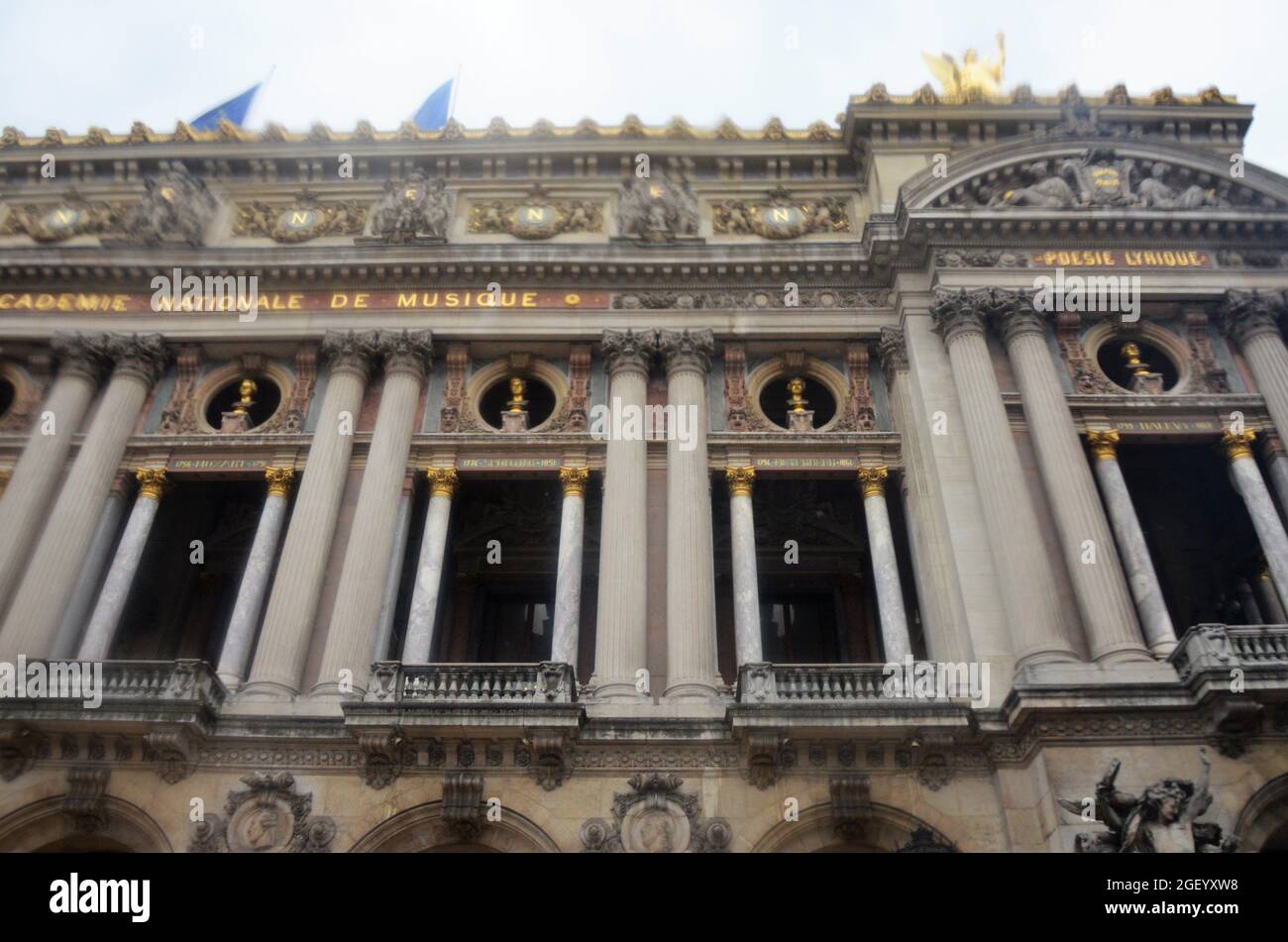 Front view of the Opera National de Paris, France Stock Photo - Alamy