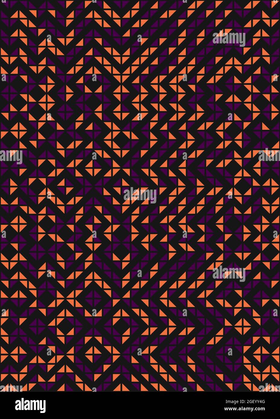 Abstract Geometrical generative computational art illustration Stock ...