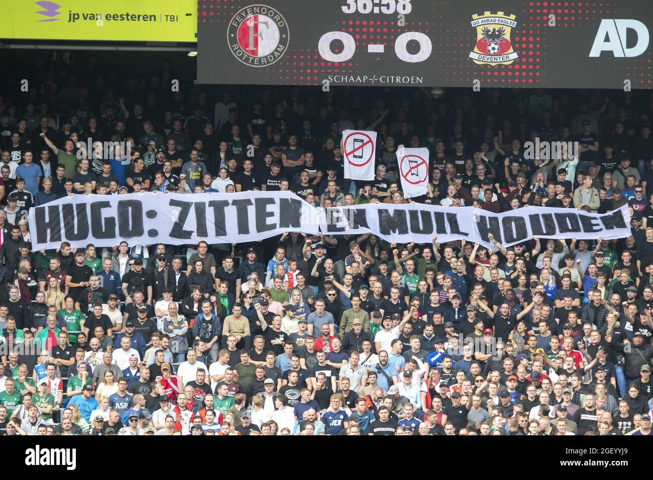 ROTTERDAM, Stadium De Kuip, 22-08-2021 , season 2021 / 2022 , Dutch ...