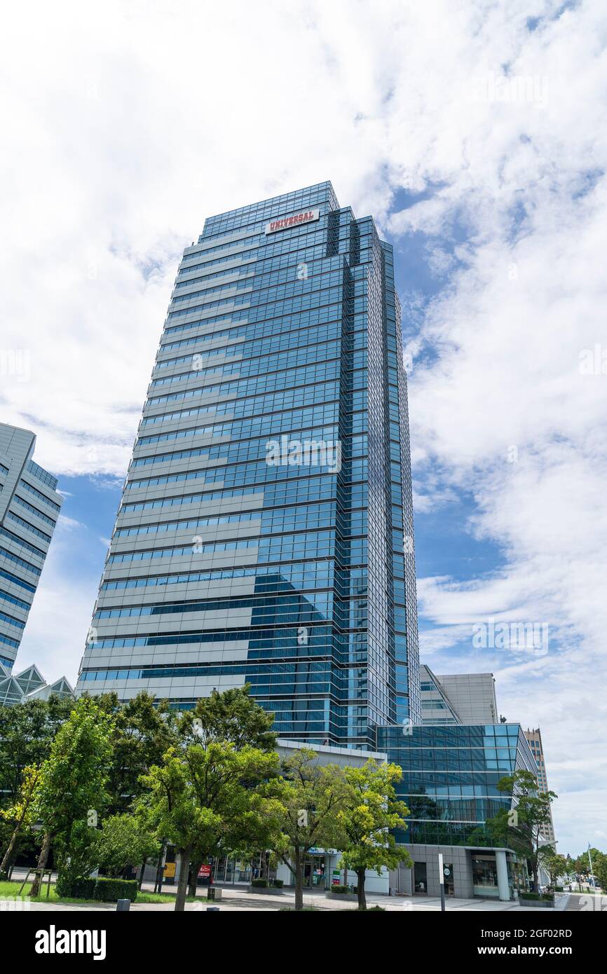 View of Universal Entertainment headquarters in Tokyo Stock Photo - Alamy