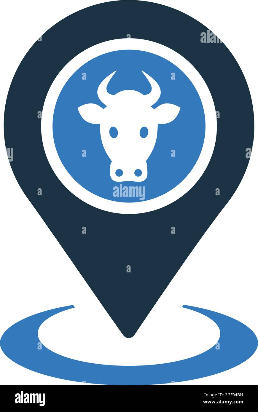 Cow map Stock Vector Images - Alamy