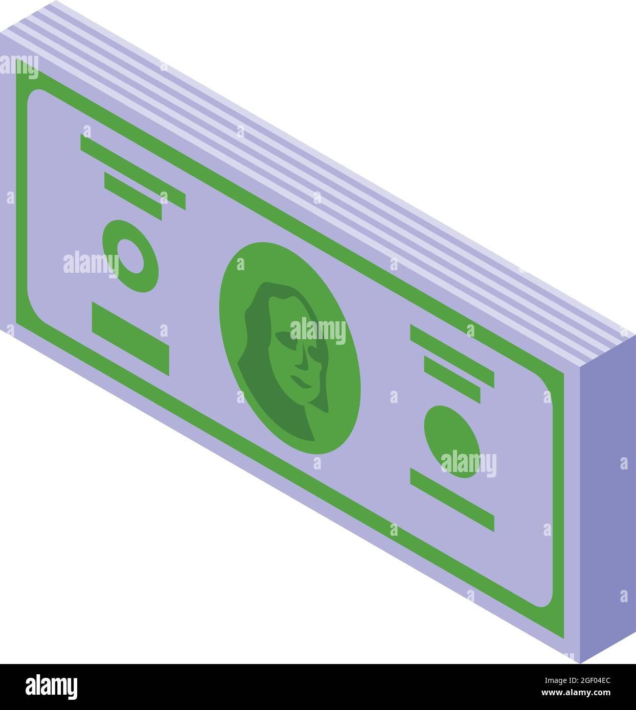 Cash dollar icon isometric vector. Money paper. Bank stack Stock Vector ...