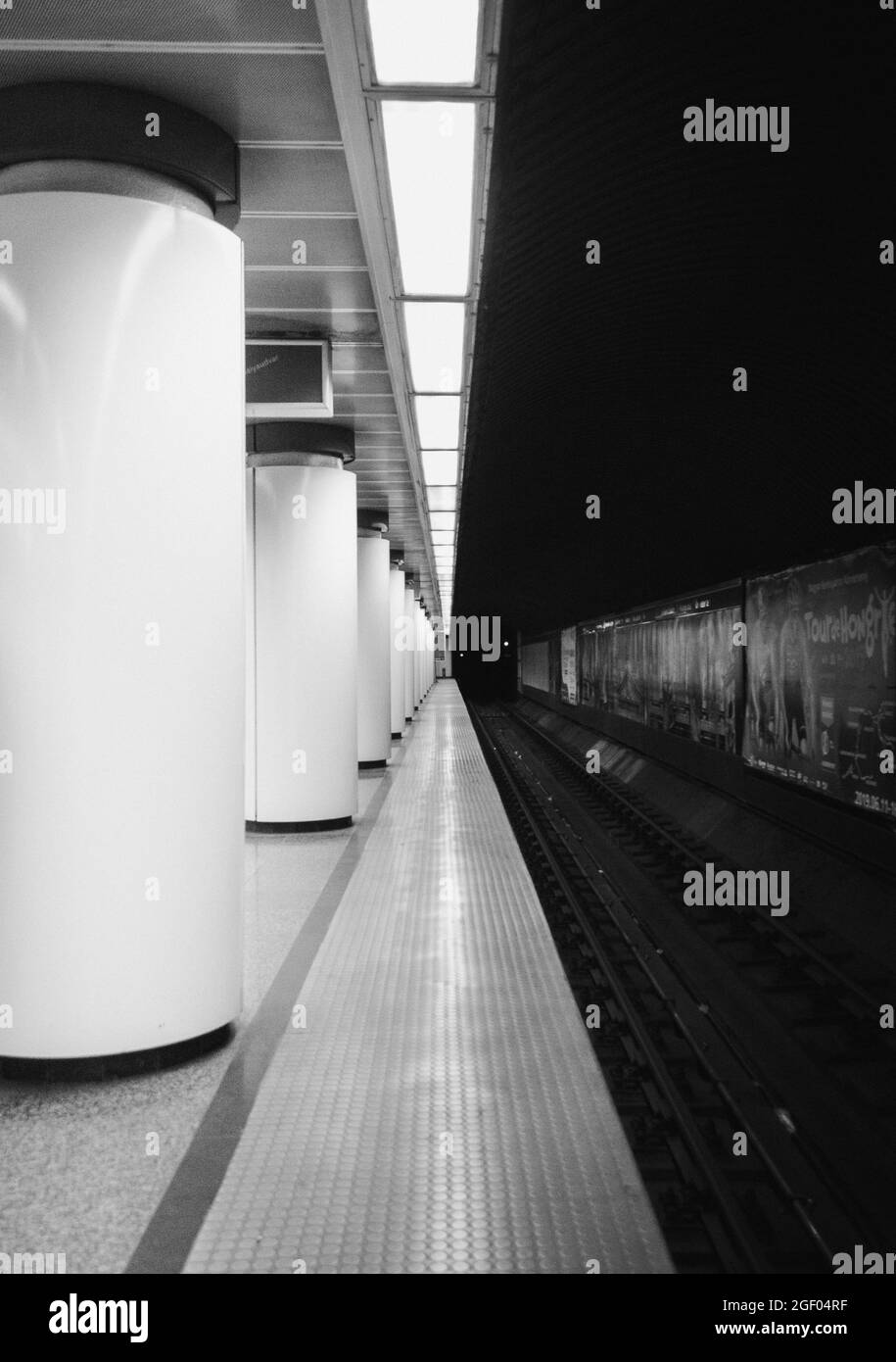 Vertical shot transportation road Black and White Stock Photos & Images ...