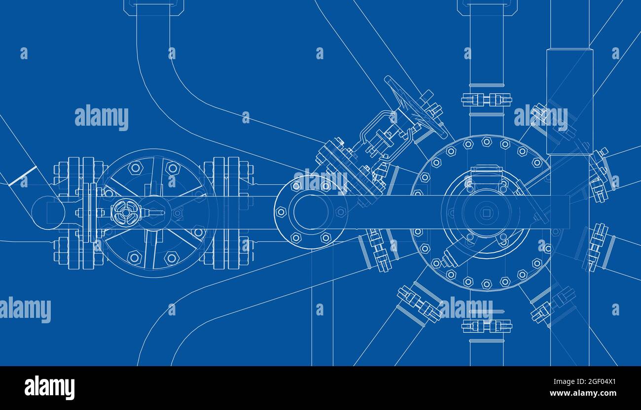 Valves and other industrial equipment. Vector Stock Vector Image & Art ...