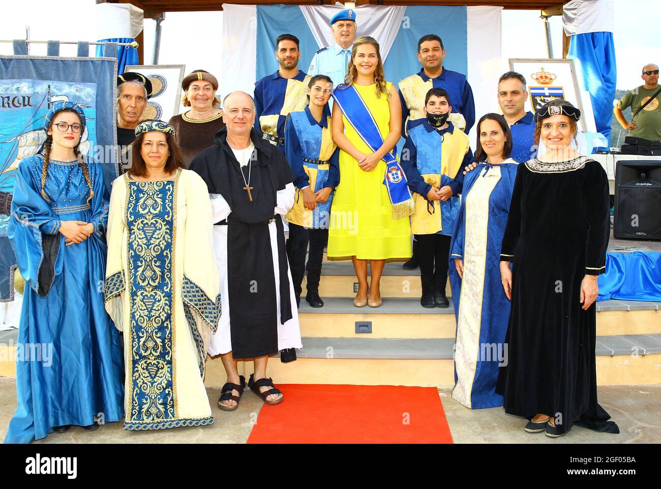 Seborga, Italy - August 20, 2021: Principality of Seborga, national Day ...