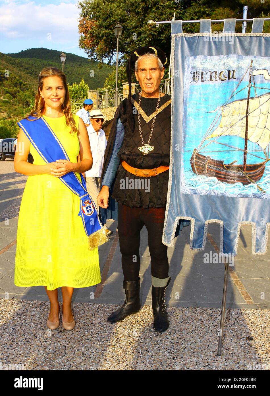 Seborga, Italy - August 20, 2021: Principality of Seborga, national Day ...