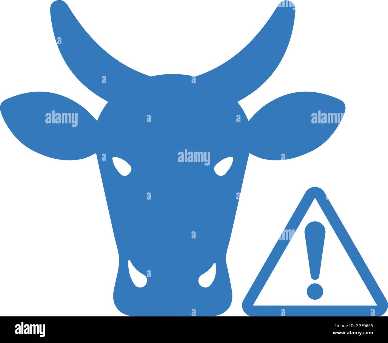 Alert cow Stock Vector Images - Alamy