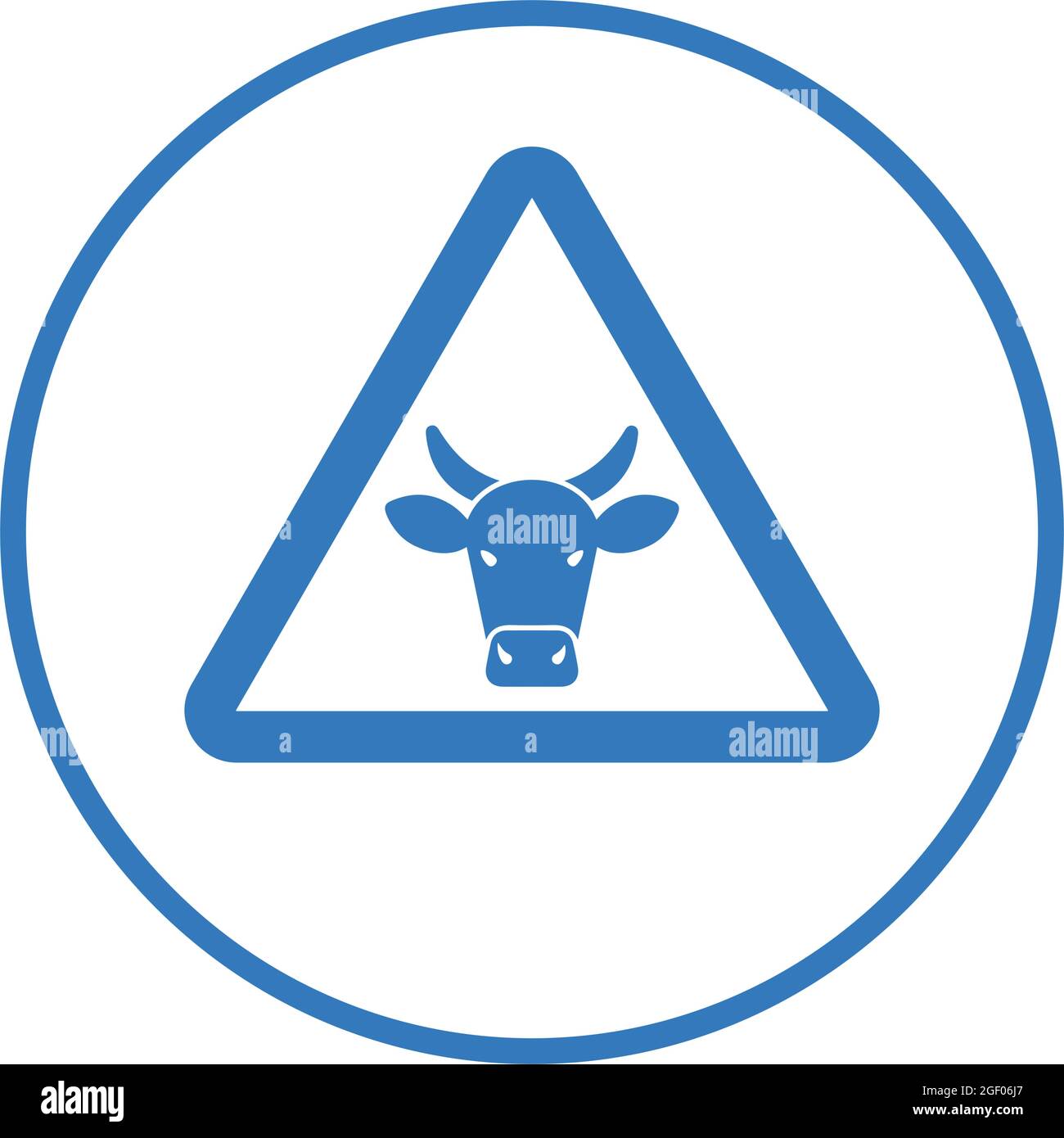 Alert, cow, error, warning icon. Beautiful design and fully editable ...