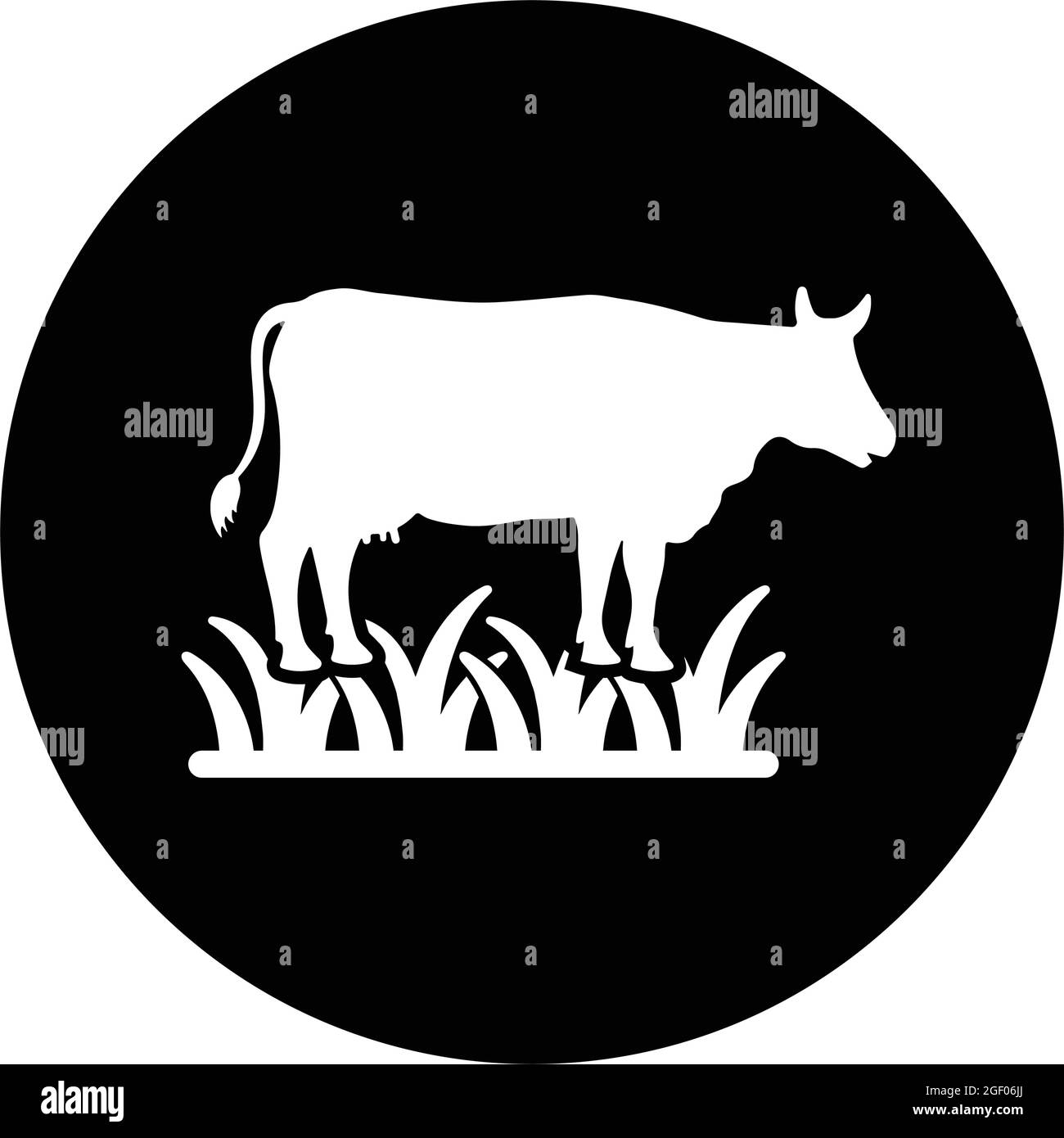 Cow, cattle field icon. Beautiful design and fully editable vector for ...