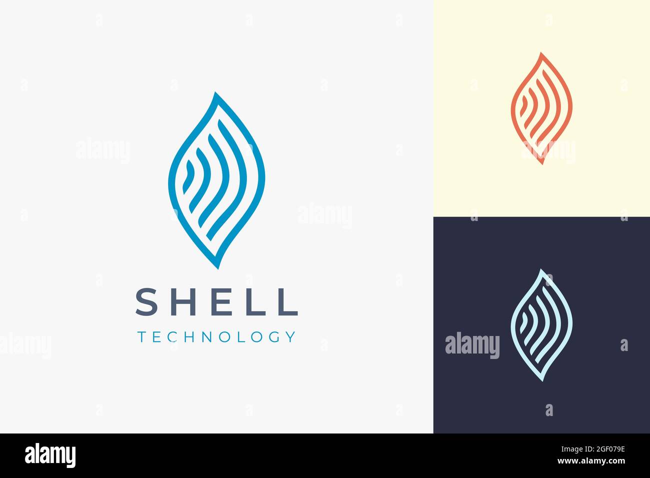 Conch logo hi-res stock photography and images - Alamy