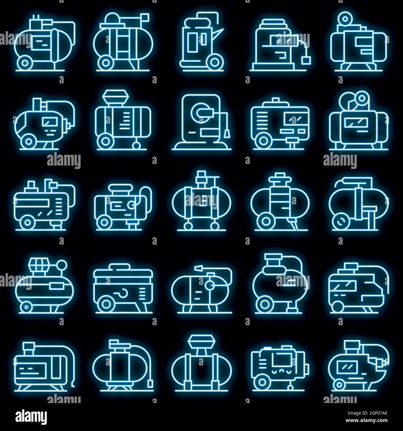 Hydraulic air compressor Stock Vector Images - Alamy