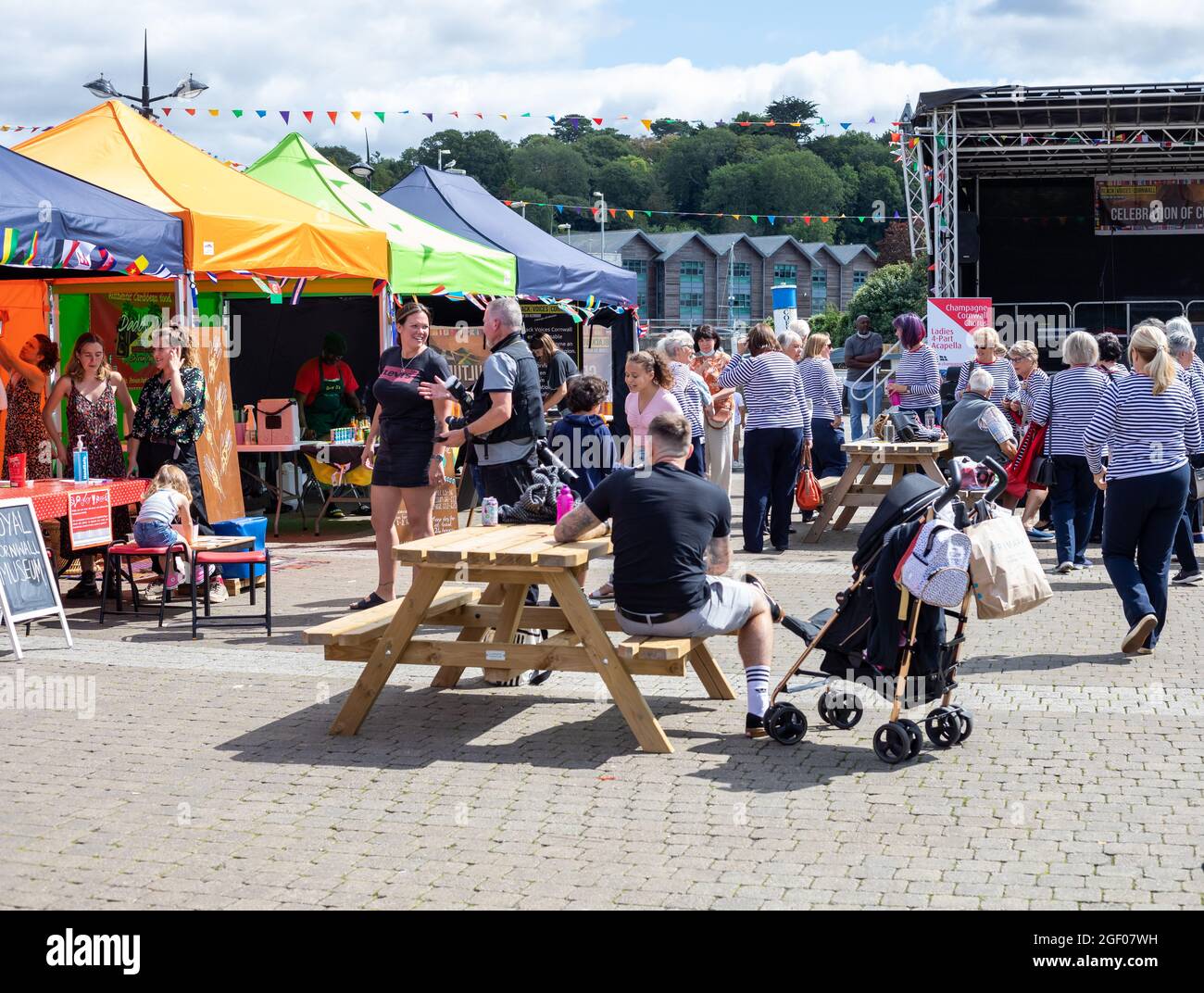Truro, Cornwall, UK,22nd Aug, 2021,Celebration of Culture took place on ...