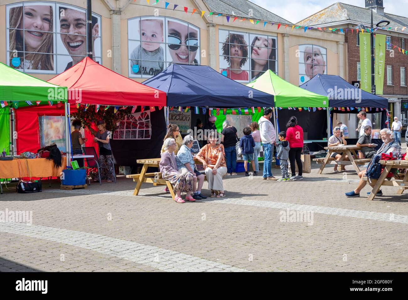 Truro, Cornwall, UK,22nd Aug, 2021,Celebration of Culture took place on ...