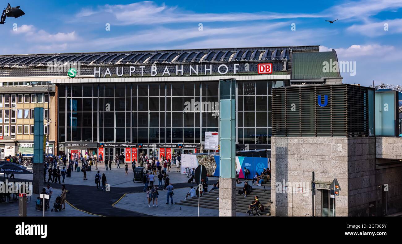 Cologne Central Station - CITY OF COLOGNE, GERMANY - JUNE 25, 2021 ...