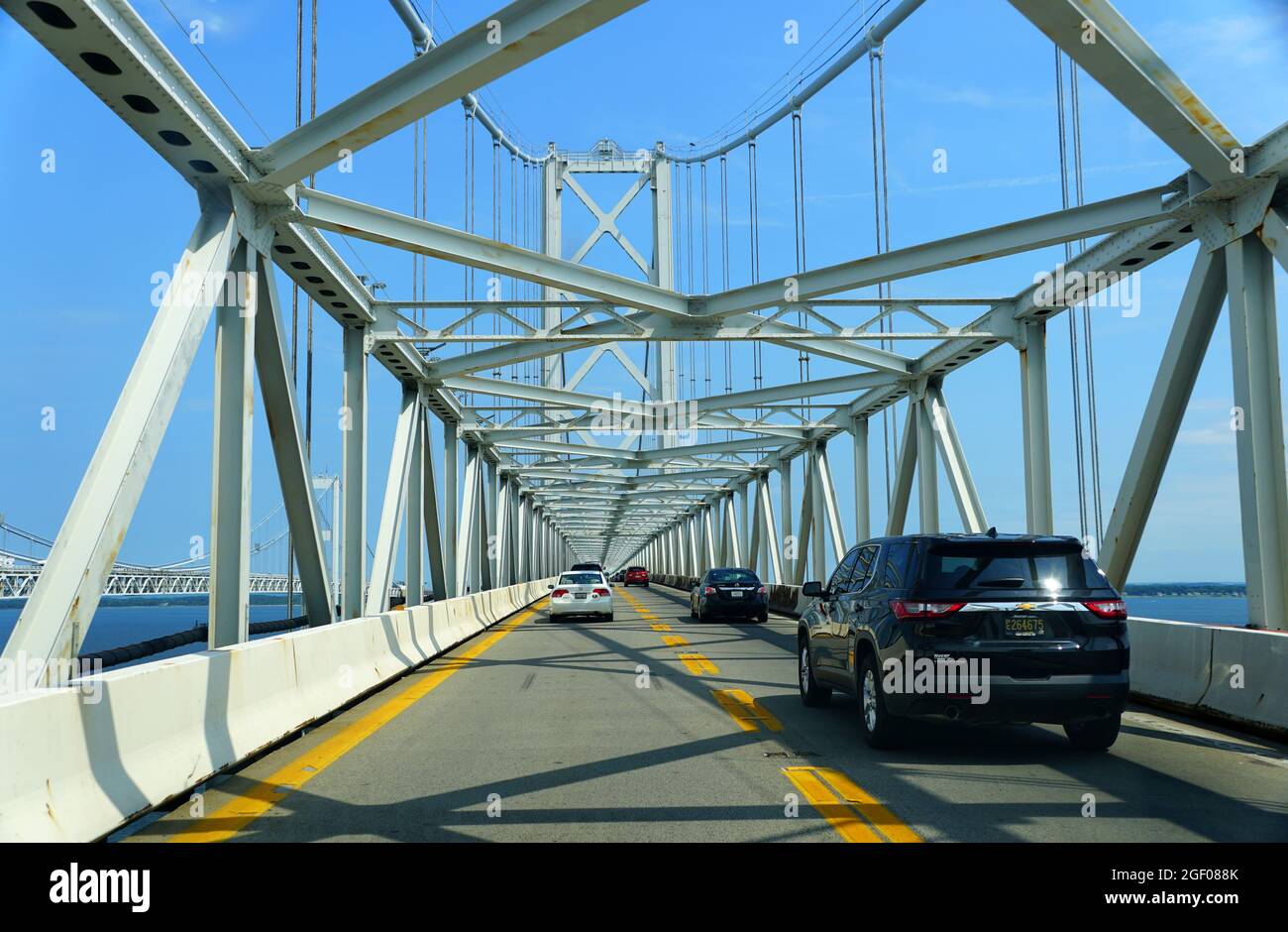 Maryland, U.S.A - August 15, 2021 - The view of traffic on Route 301 by ...
