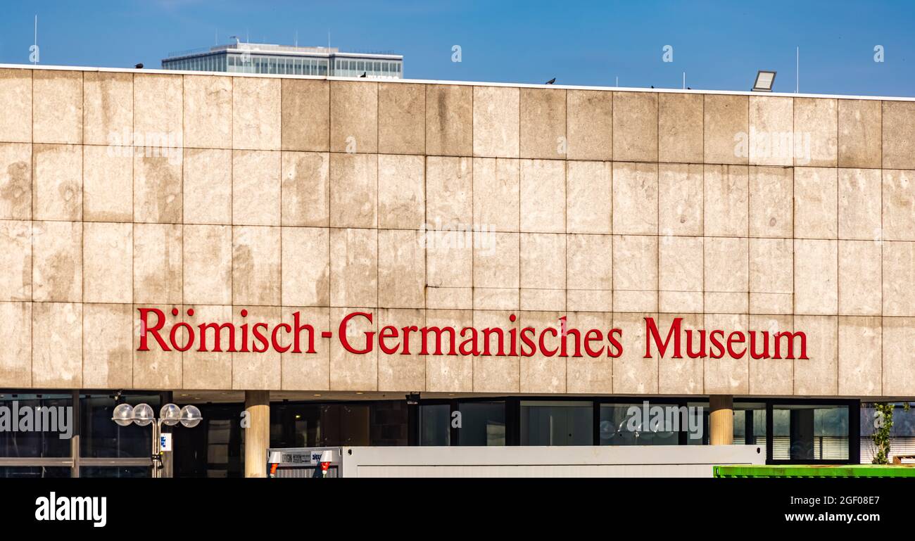 Roman German museum in Cologne - CITY OF COLOGNE, GERMANY - JUNE 25 ...