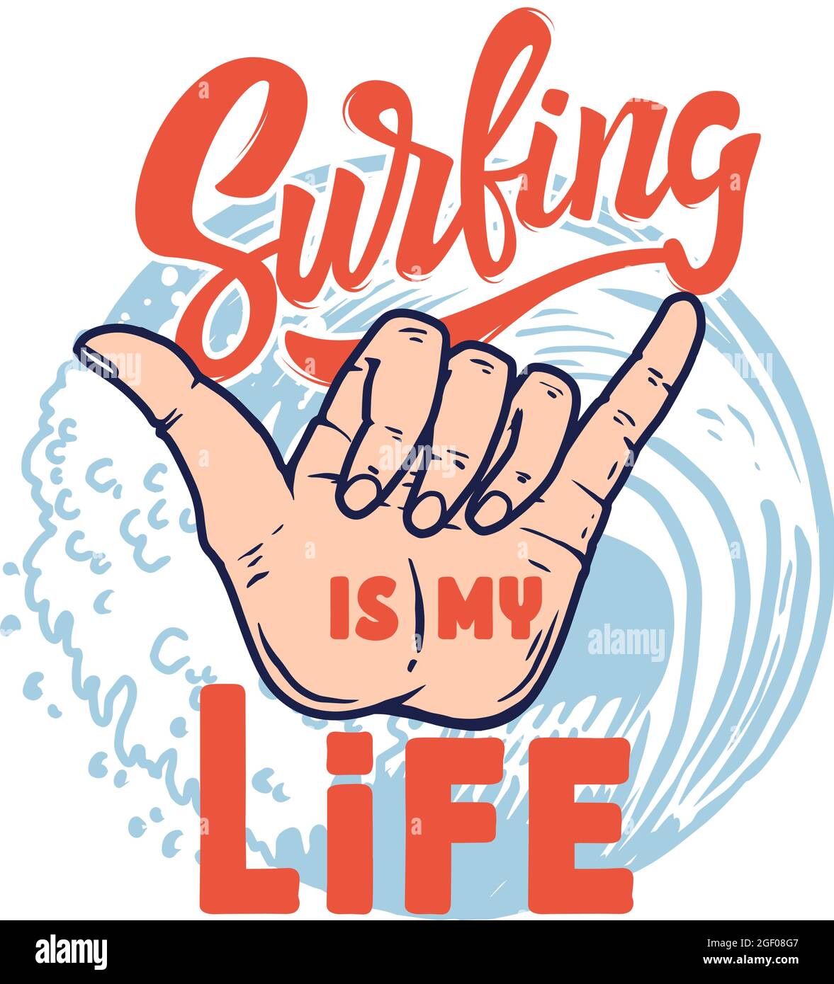 Shaka symbol hi-res stock photography and images - Alamy