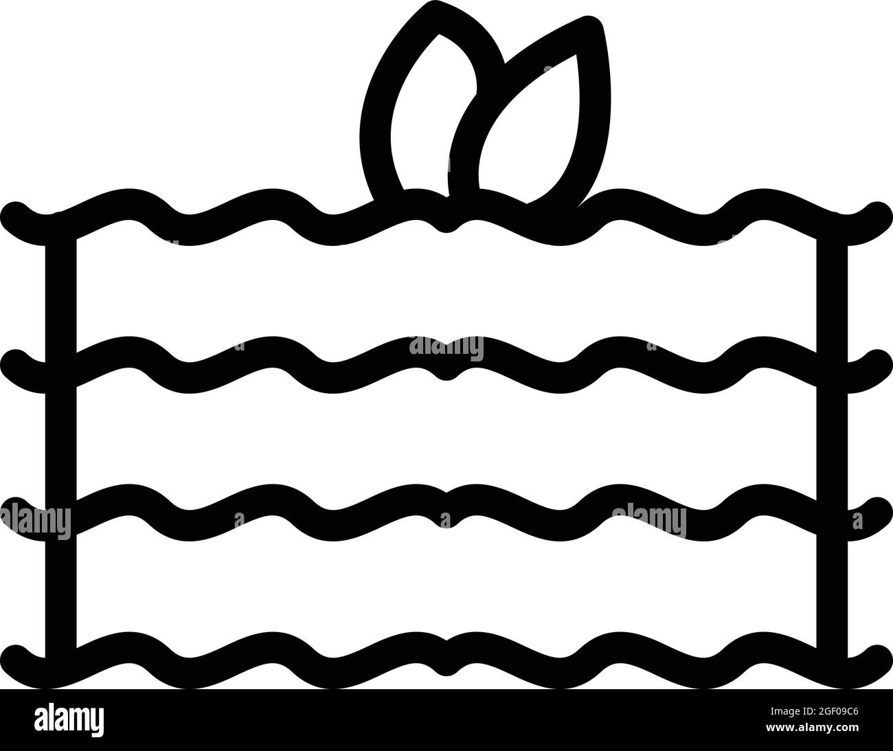Plate lasagna icon outline vector. Lasagne pasta. Italian dish Stock ...
