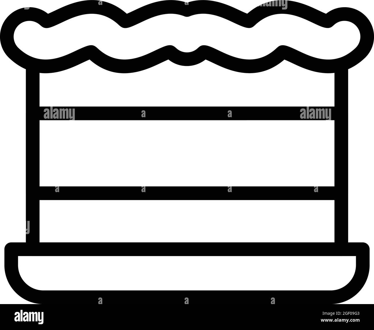 Penne lasagna icon outline vector. Lasagne pasta. Italian food Stock ...