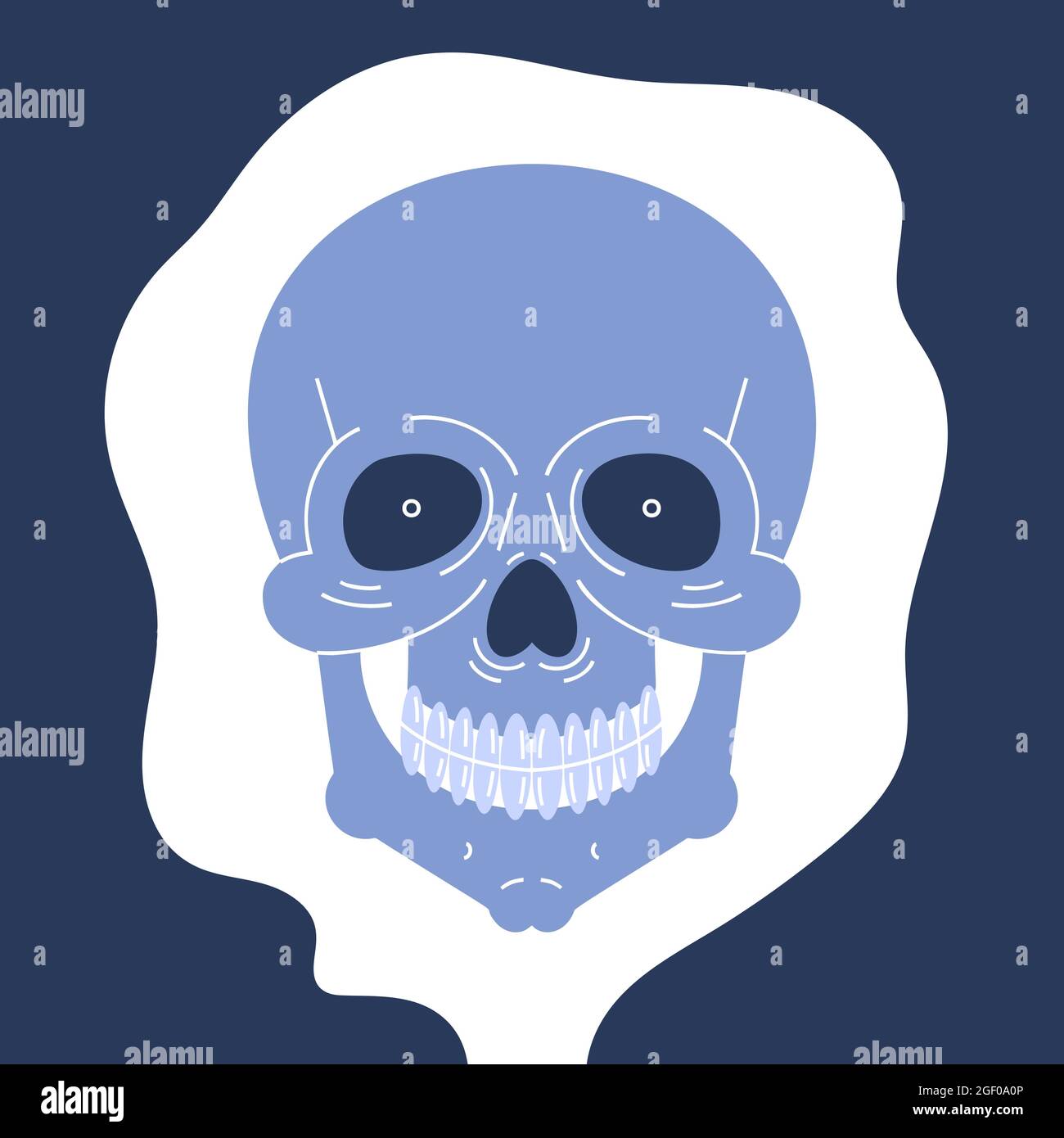 Logo with skul Stock Vector Images - Alamy